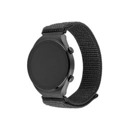 FIXED Nylon Strap for Smartwatch Univ. 20 mm Dark Grey