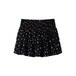 Bershka Rock Damen Größe 40 grün / eosin / schwarz / weiß