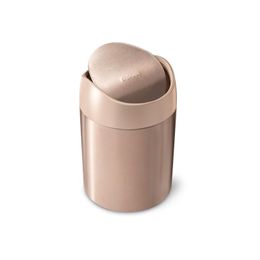 simplehuman 1,5L Mini-Mülleimer, Roségold