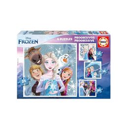 Educa 4 In 1 Frozen12-16-20-25