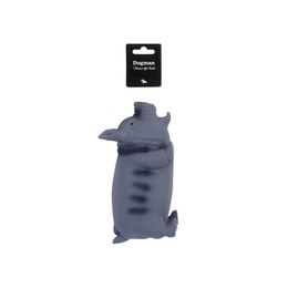 Dogman Hundespielzeug Latex Schwein Grau 15cm