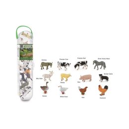 Collecta Box of Mini Farm Animals in tube toy