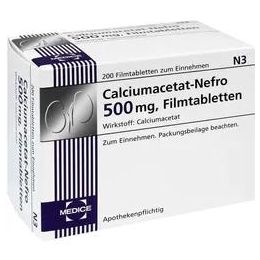 Calciumacetat-Nefro 500 mg 200 St