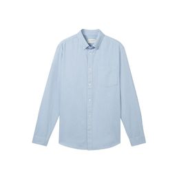 Tom Tailor Button Up Shirt male Blue size S