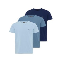 Cool Hill Shirt Herren Gr&ouml;&szlig;e M himmelblau / hellblau / dunkelblau