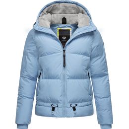 Ragwear Winterjacke 'Briony' Damen Gr&ouml;&szlig;e XXXL blau / hellblau / hellgrau
