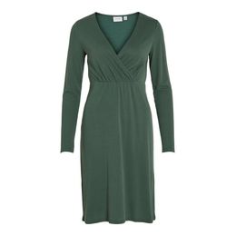 Vila Kleid Damen Größe 40 dunkelgrün Winterkleid