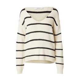 ABOUT YOU Pullover 'Frauke' Damen Gr&ouml;&szlig;e M beige / schwarz