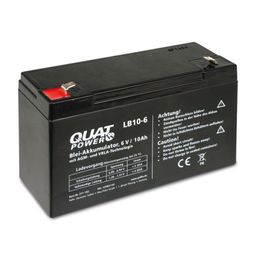 QUATPower Blei-Akkumulator LB10-6, 6 V-/10 Ah