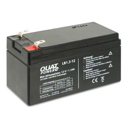 QUATPower Blei-Akkumulator LB1.3-12, 12 V-/1,3 Ah