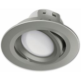 Hama LED-Einbauleuchte WLAN, 5 W, EEK: G, 350 lm, dimmbar, Nickel satiniert