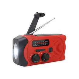 Denver UKW-Radio SCR-2000, Kurbel, Solar, Lampe
