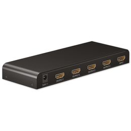 goobay HDMI-Splitter 1 auf 4, 4K, 30 Hz