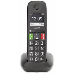 Gigaset DECT-Telefon E290, schwarz