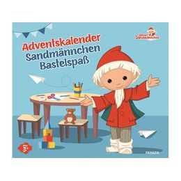 Franzis Adventskalender, 67360, Adventskalender Sandm&auml;nnchen Bastelspa&szlig;