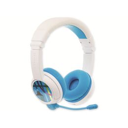ONANOFF Bluetooth On-Ear Kopfh&ouml;rer BuddyPhones School+, f&uuml;r Kinder, wei&szlig;/blau