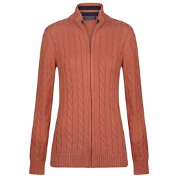Felix Hardy Strickjacke Damen Gr&ouml;&szlig;e XL lachs