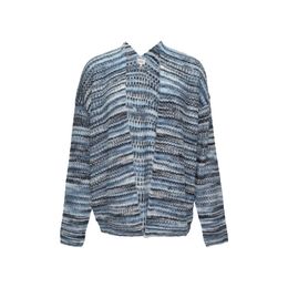 s.Oliver Strickjacke Damen Größe S/M hellblau / schwarz / wollweiß