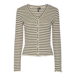 Pieces Knit Cardigan 'PCIris' female Beige size XXS
