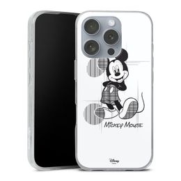 DeinDesign iPhone 16 Pro Handy Silikon H&uuml;lle Case transparent Handyh&uuml;lle Mickey Mouse Disney Official Licensed Product Silikon Case