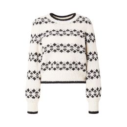 Pieces Pullover 'PCRADINE' Damen Größe S elfenbein / schwarz