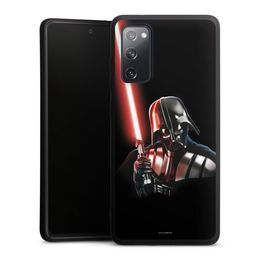 DeinDesign Galaxy S20 FE Handy Premium Silikon H&uuml;lle Handyh&uuml;lle schwarz Case Darth Vader Merchandise Star Wars Silikon Premium Case