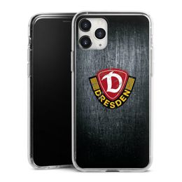 DeinDesign iPhone 11 Pro Max Handy Silikon H&uuml;lle Case transparent Handyh&uuml;lle Sg Dynamo Dresden Official Licensed Product Sgd Silikon Case