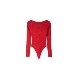Bershka Shirt Bodysuit female Red size M