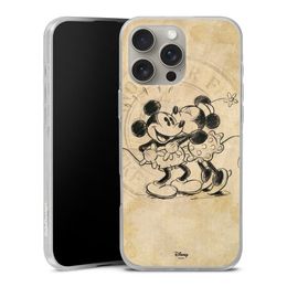 DeinDesign iPhone 16 Pro Max Handy Silikon H&uuml;lle Case transparent Handyh&uuml;lle Minnie Mouse Vintage Mickey Mouse Silikon Case