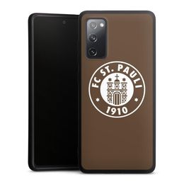 DeinDesign Galaxy S20 FE Handy Premium Silikon H&uuml;lle Handyh&uuml;lle schwarz Case Fc St. Pauli Official Licensed Product Coat Of Arms Silikon Premium Case
