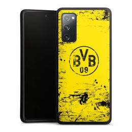 DeinDesign Galaxy S20 FE Handy Premium Silikon H&uuml;lle Handyh&uuml;lle schwarz Case Bvb Borussia Dortmund Official Licensed Product Silikon Premium Case