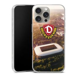 DeinDesign iPhone 16 Pro Max Handy Silikon H&uuml;lle Case transparent Handyh&uuml;lle Sgd Sg Dynamo Dresden Stadium Silikon Case