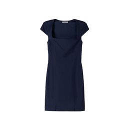 Bershka Kleid Damen Größe 34 dunkelblau Winterkleid