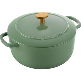 Ballarini Bellamonte Cocotte, 20 Cm Grün Rund Gusseisen