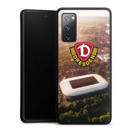DeinDesign Galaxy S20 FE Handy Premium Silikon H&uuml;lle Handyh&uuml;lle schwarz Case Stadium Sg Dynamo Dresden Sgd Silikon Premium Case