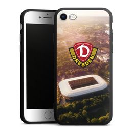 DeinDesign iPhone SE (2022) Handy Premium Silikon H&uuml;lle Handyh&uuml;lle schwarz Case Stadium Sg Dynamo Dresden Sgd Silikon Premium Case