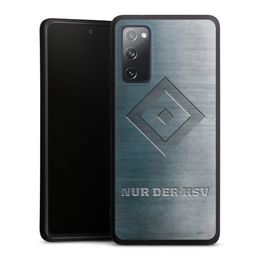 DeinDesign Galaxy S20 FE 5G Handy Premium Silikon H&uuml;lle Handyh&uuml;lle schwarz Case Hsv Metallic Look Hamburger Sv Silikon Premium Case