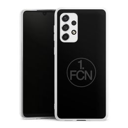 DeinDesign Galaxy A33 5G Handy Silikon H&uuml;lle Case transparent Handyh&uuml;lle 1. Fc N&uuml;rnberg Logo 1. Fcn Silikon Case