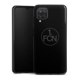 DeinDesign Galaxy A12 Handy Silikon H&uuml;lle Case schwarz Handyh&uuml;lle 1. Fc N&uuml;rnberg Logo 1. Fcn