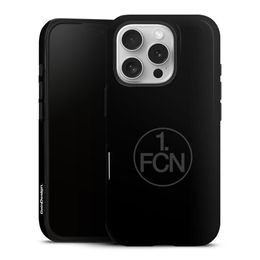 DeinDesign iPhone 16 Pro Handy Panzer Handyh&uuml;lle robuste Outdoor H&uuml;lle Schutzh&uuml;lle gl&auml;nzend 1. Fcn 1. Fc N&uuml;rnberg Logo Tough Case