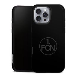 DeinDesign iPhone 16 Pro Max Handy Panzer Handyh&uuml;lle robuste Outdoor H&uuml;lle Schutzh&uuml;lle gl&auml;nzend 1. Fcn 1. Fc N&uuml;rnberg Logo Tough Case