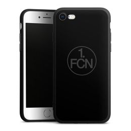 DeinDesign iPhone SE (2020) Handy Premium Silikon H&uuml;lle Handyh&uuml;lle schwarz Case 1. Fc N&uuml;rnberg Logo 1. Fcn Silikon Premium Case