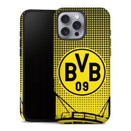 DeinDesign iPhone 16 Pro Max Handy Panzer Handyh&uuml;lle robuste Outdoor H&uuml;lle Schutzh&uuml;lle gl&auml;nzend Bvb Stadium Borussia Dortmund Tough Case