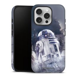 DeinDesign iPhone 16 Pro Handy Panzer Handyh&uuml;lle robuste Outdoor H&uuml;lle Schutzh&uuml;lle gl&auml;nzend Robot Merchandise Star Wars Tough Case