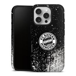 DeinDesign iPhone 16 Pro Handy Panzer Handyh&uuml;lle robuste Outdoor H&uuml;lle Schutzh&uuml;lle gl&auml;nzend Official Licensed Product Fcb Fc Bayern M&uuml;nchen Tough Case