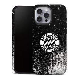 DeinDesign iPhone 16 Pro Max Handy Panzer Handyh&uuml;lle robuste Outdoor H&uuml;lle Schutzh&uuml;lle gl&auml;nzend Official Licensed Product Fcb Fc Bayern M&uuml;nchen Tough Case