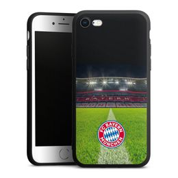 DeinDesign iPhone SE (2020) Handy Premium Silikon H&uuml;lle Handyh&uuml;lle schwarz Case Stadium Fcb Fc Bayern M&uuml;nchen Silikon Premium Case