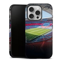 DeinDesign iPhone 16 Pro Handy Panzer Handyh&uuml;lle robuste Outdoor H&uuml;lle Schutzh&uuml;lle gl&auml;nzend Fcb Fc Bayern M&uuml;nchen Stadium Tough Case