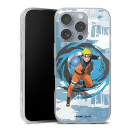 DeinDesign iPhone 16 Pro Handy Silikon H&uuml;lle Case transparent Handyh&uuml;lle Official Licensed Product Manga Naruto Shippuden Silikon Case