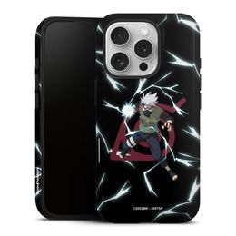 DeinDesign iPhone 16 Pro Handy Panzer Handyh&uuml;lle robuste Outdoor H&uuml;lle Schutzh&uuml;lle gl&auml;nzend Naruto Shippuden Official Licensed Product Kakashi Tough Case
